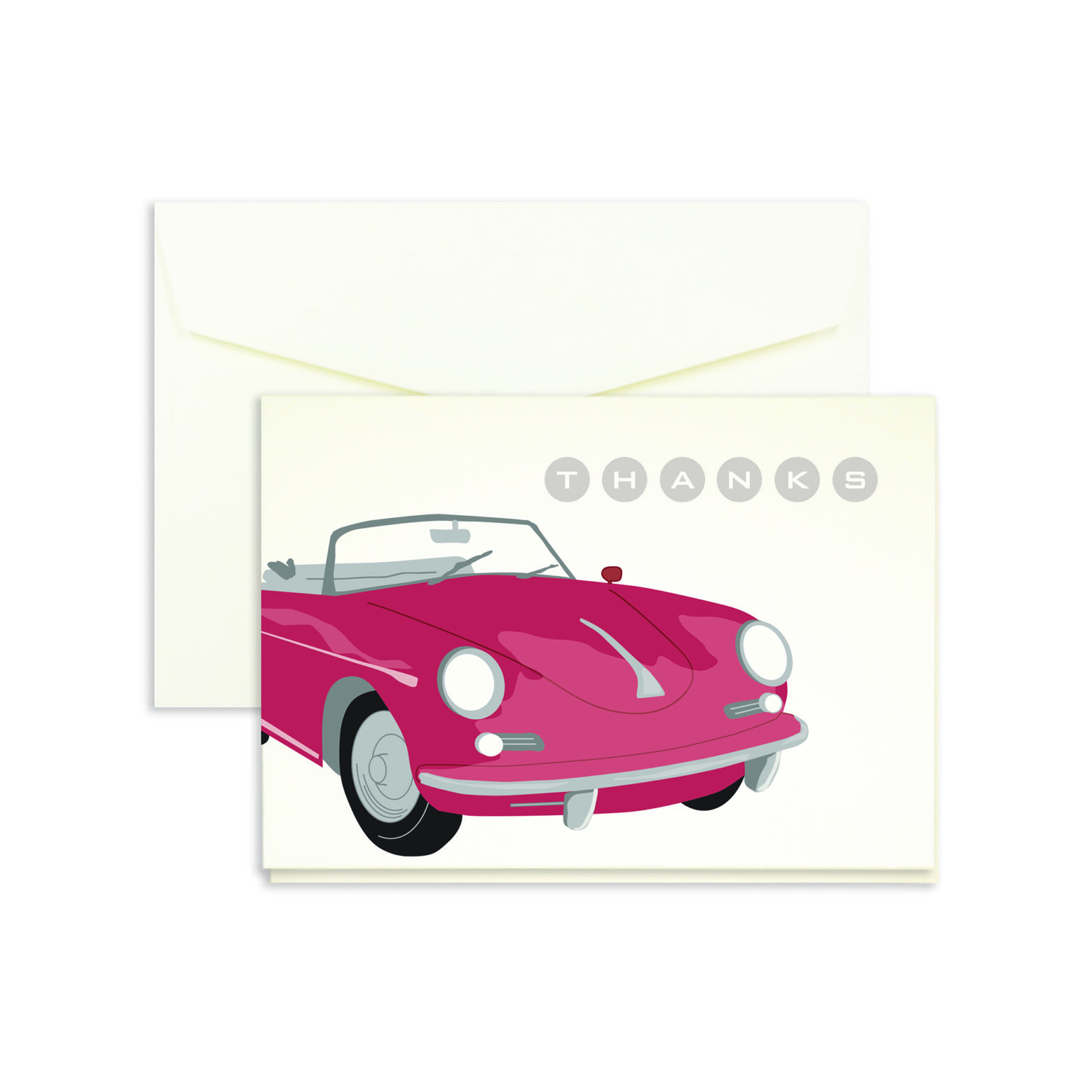 A1 Sincere Transport:Car Thank You Note – 25/pack – Marsupial Papers